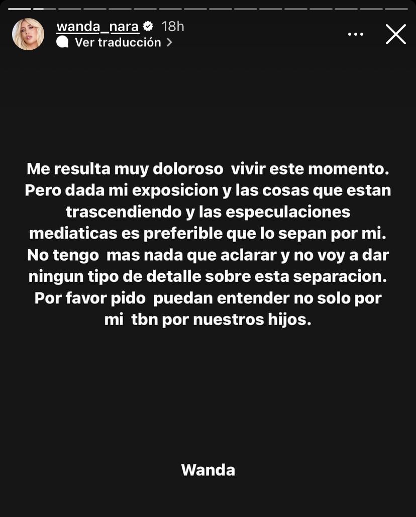 ¿Se acabó el amor? Wanda Nara anunció separación de Mauro Icardi | ESTO ... ¿Se acabó el amor? Wanda Nara anunció separación de Mauro Icardi | ESTO ...