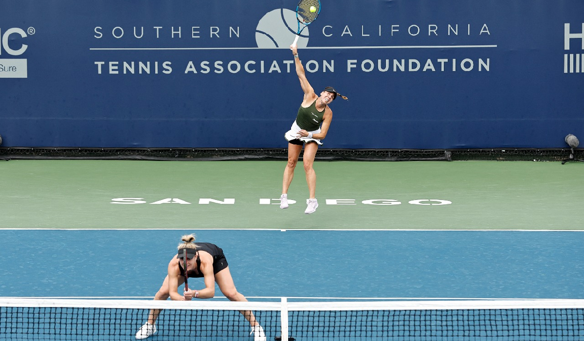 Giuliana Olmos y Gaby Dabrowski cayeron en San Diego | ESTO en línea