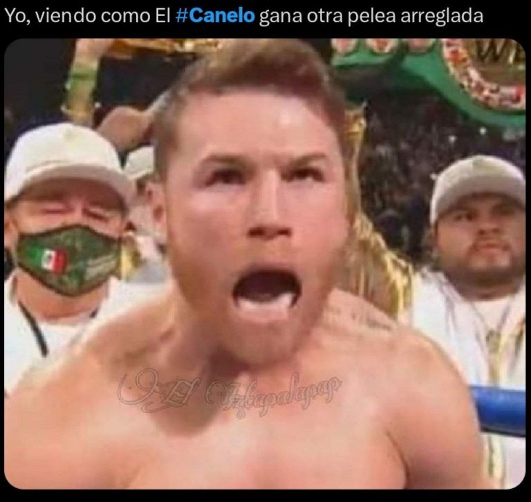 ¡En los memes sí noqueó! Te dejamos los mejores de la pelea Canelo vs ...