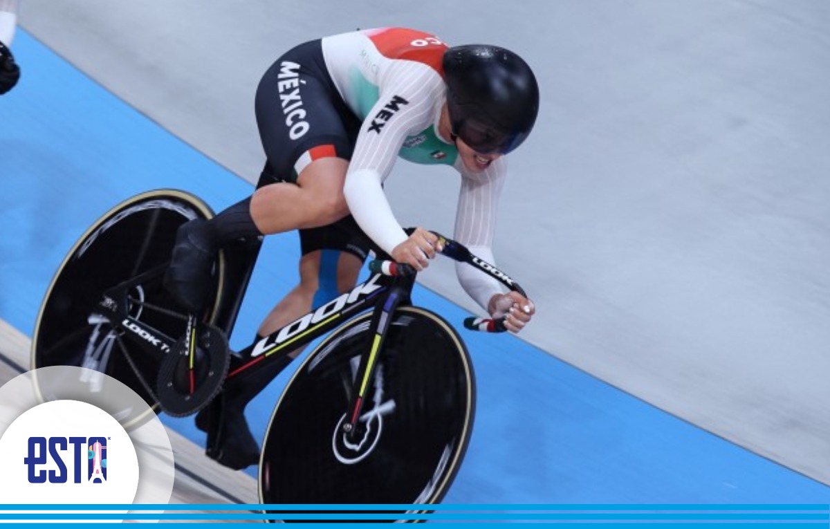 La mexicana Daniela Gaxiola se queda a nada de las medallas en el ciclismo de pista de París ...