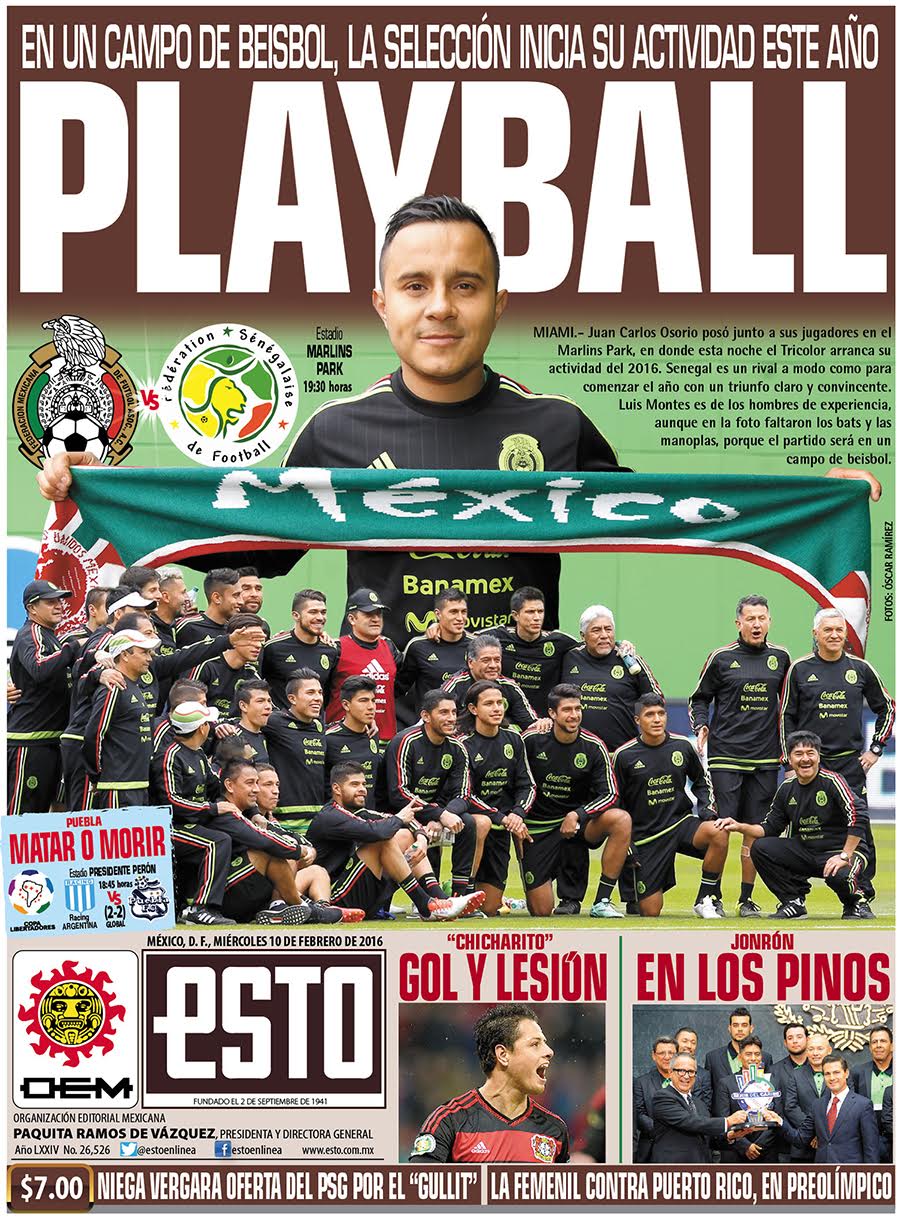 ESTO. 10 febrero 2016 | ESTO en línea