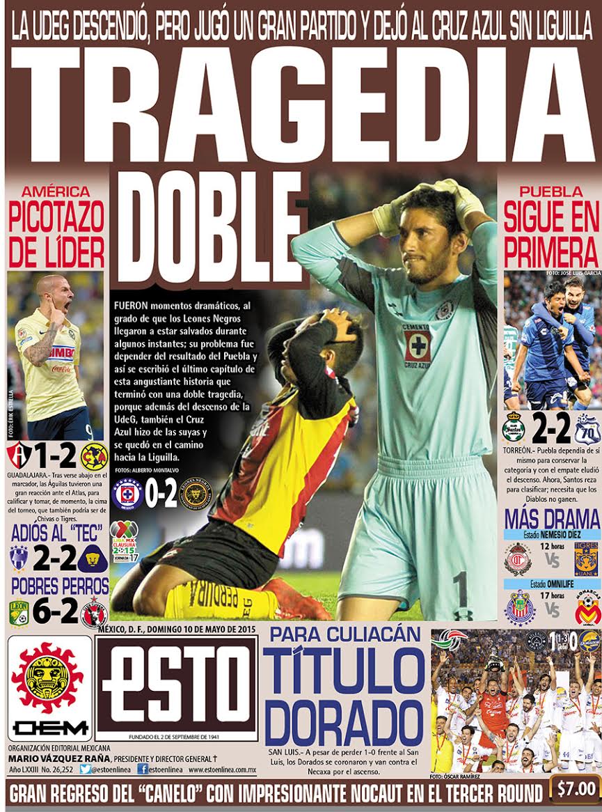 ESTO. 10 mayo 2015 | ESTO en línea