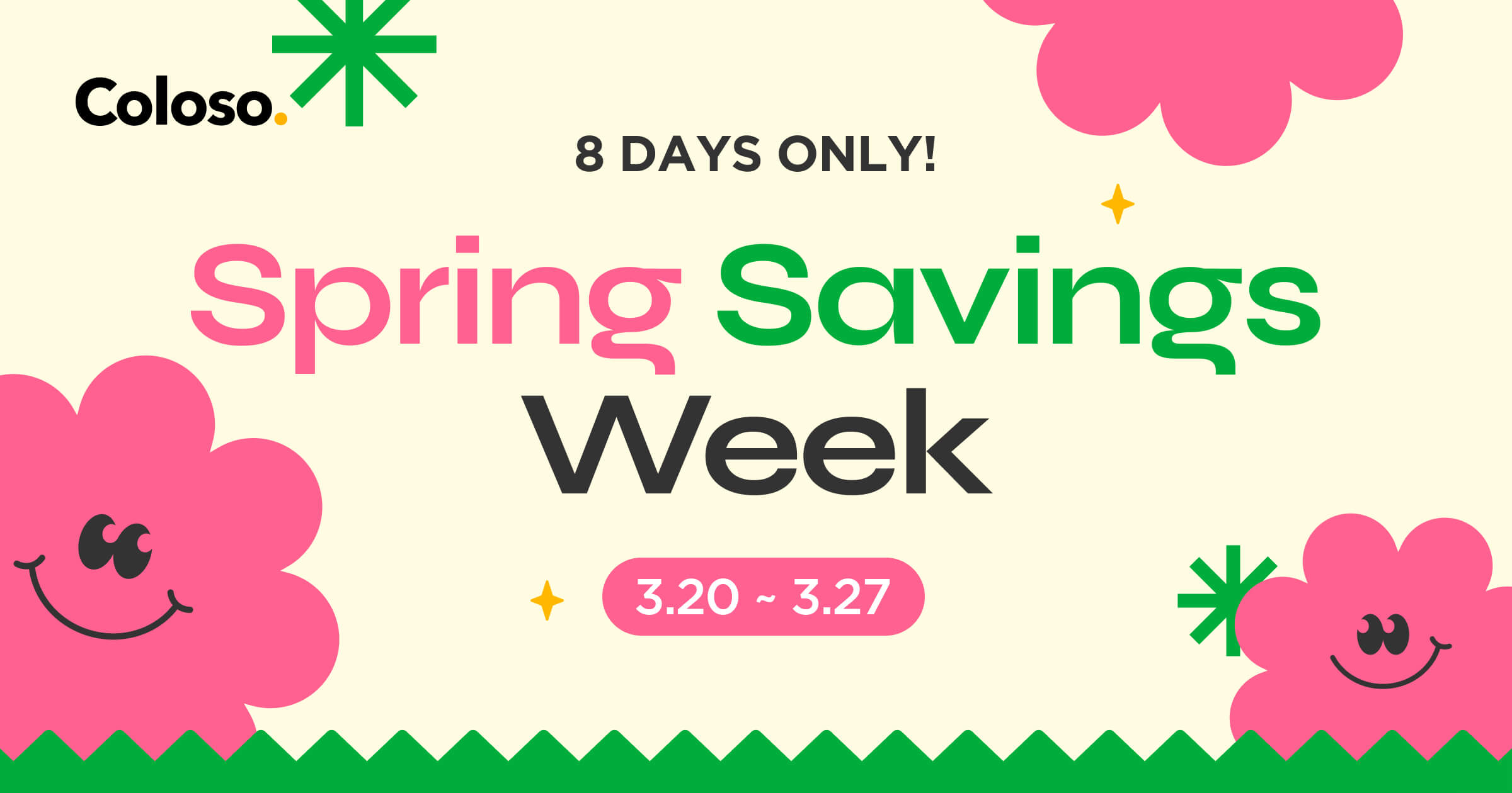 Spring Savings Week - etc | Coloso.