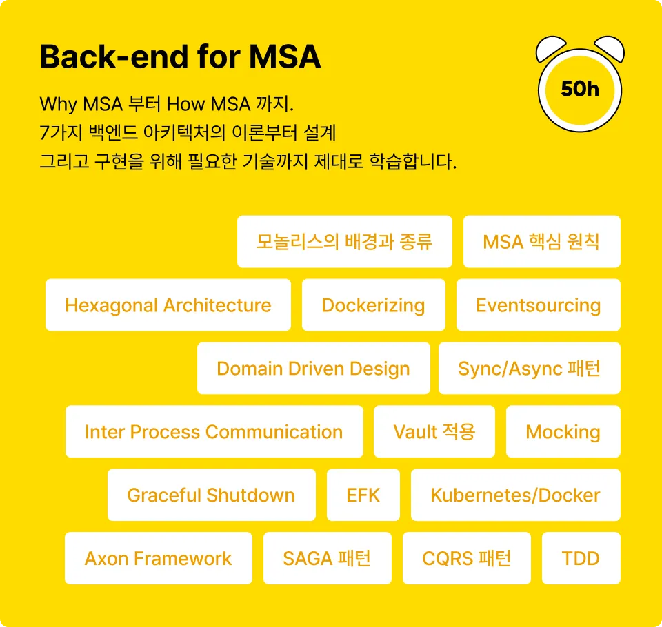 간편결제 프로젝트로 한 번에 끝내는 실전 MSA 초격차 패키지 Online. | 패스트캠퍼스