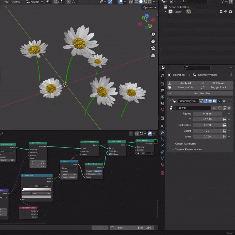 블렌더 지오메트리 노드로 구현하는 고퀄리티 3D 배경 아트웍 (with. 언리얼 엔진 PCG) | 패스트캠퍼스
