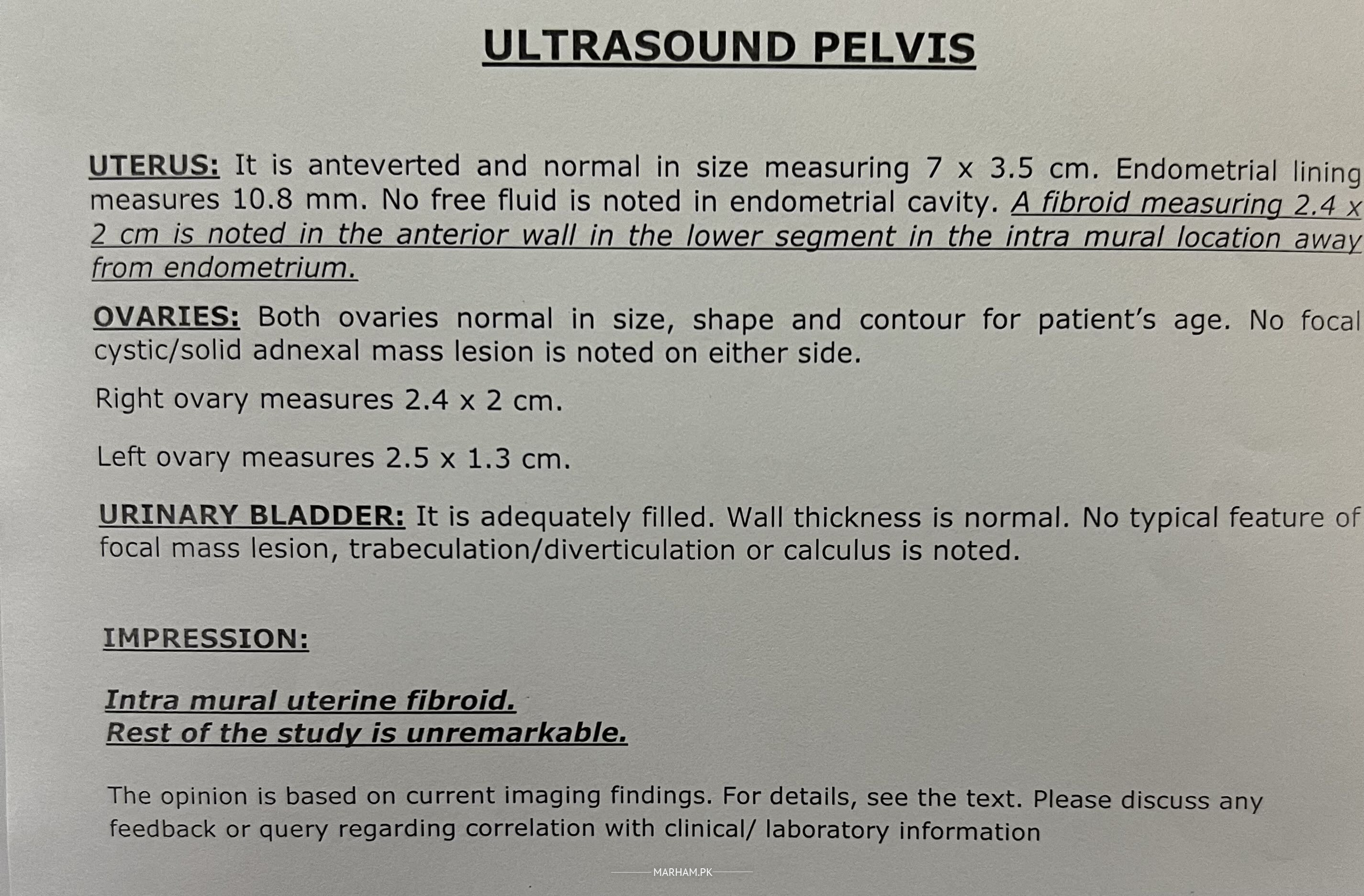 Ask a Gynecologist Online for Fibroid Post C Section