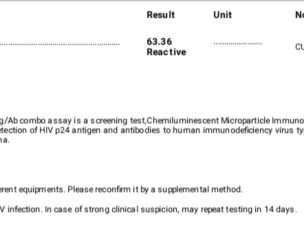 Ask a Immunologist Online for HIV Reactive