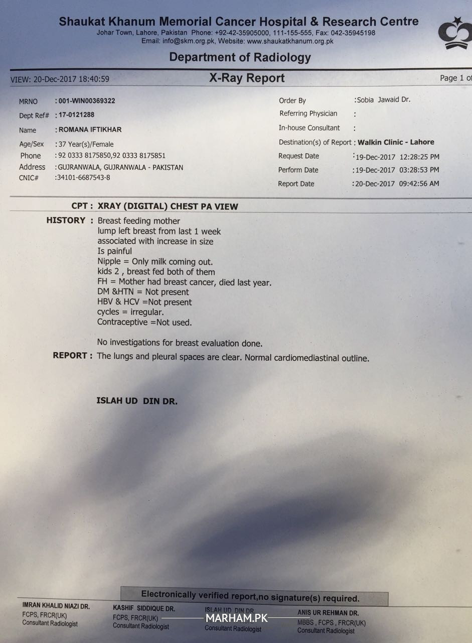 Ask a General Surgeon Online for Breast Ultrasound Report