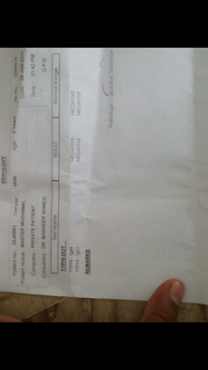 Ask a Pediatrician Online for BOKHAR CHARHTA HAI