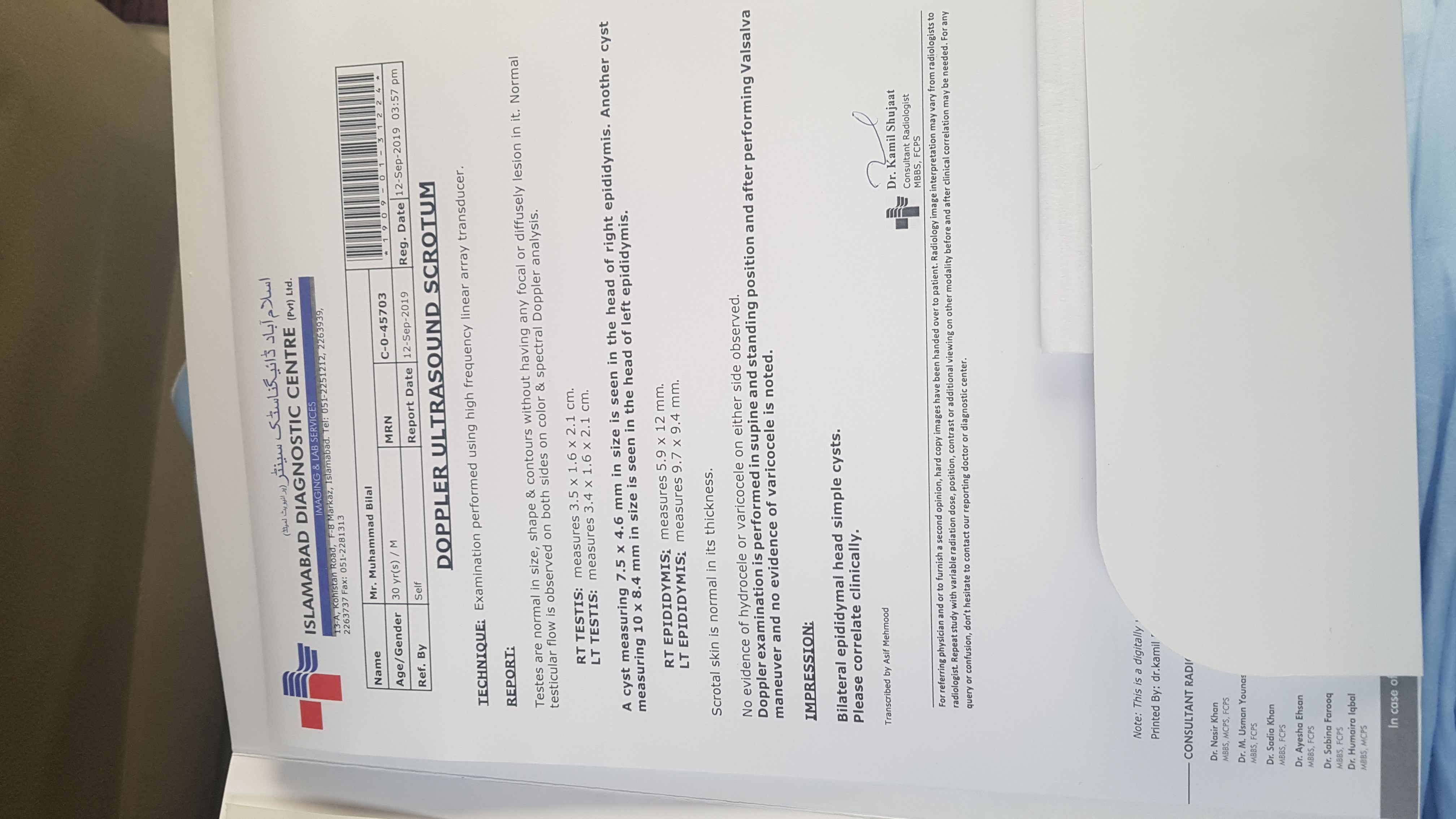 Ask a Urologist Online for Nil Sperm, High FSH And Cyst