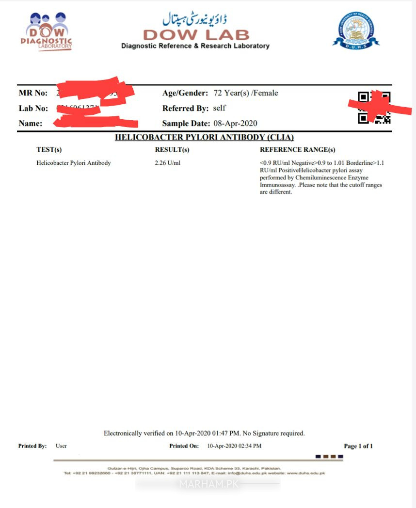 Ask a Gastroenterologist Online for H Pylori