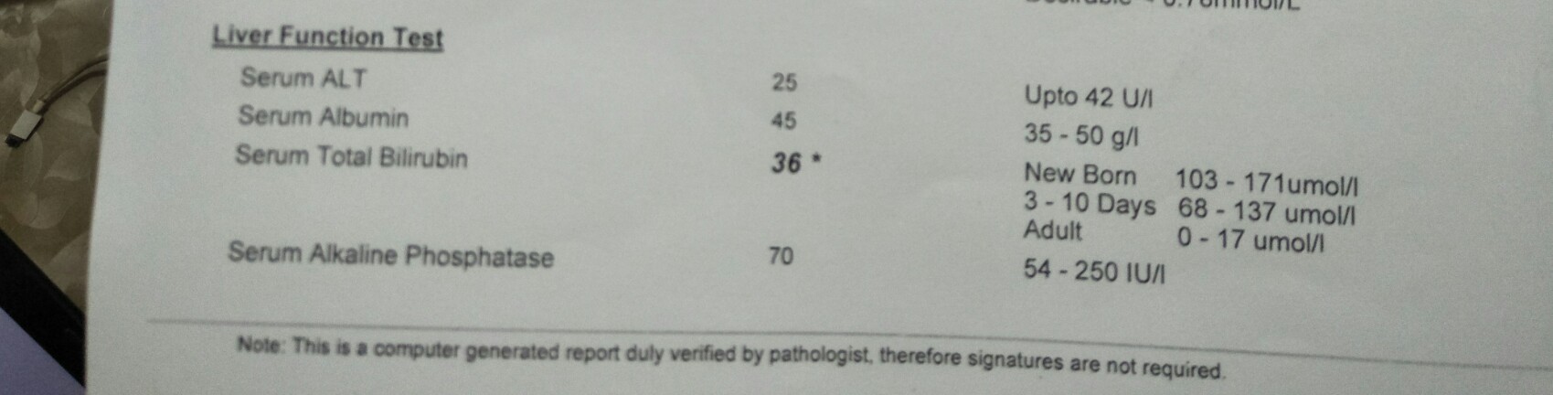 Ask a General Physician Online for LFT Test Report