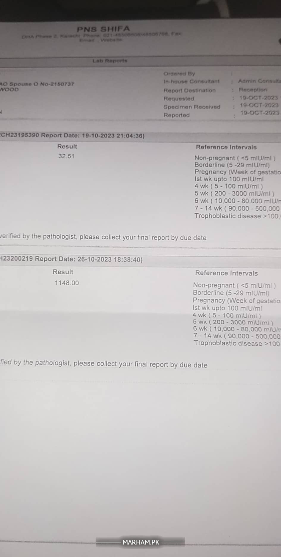 Ask a Gynecologist Online for Beta Hcg And Pelvis Scan