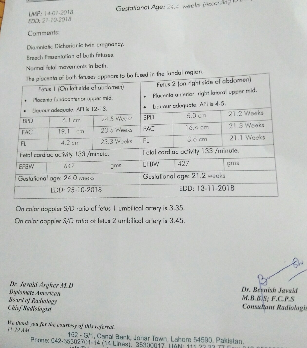 Ask a Gynecologist Online for Anomaly Scan