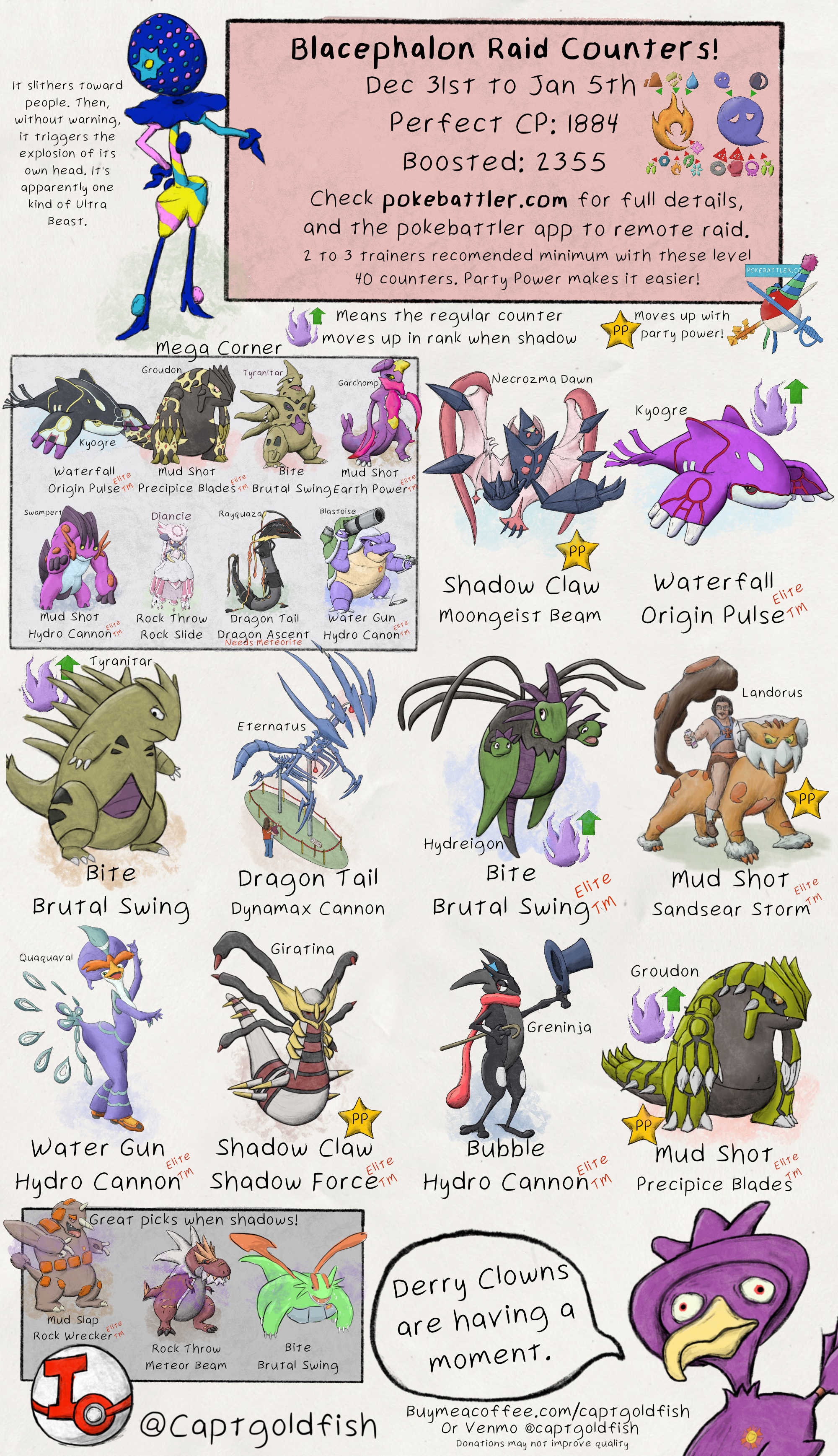 Blacephalon Counters - Pokemon GO Pokebattler