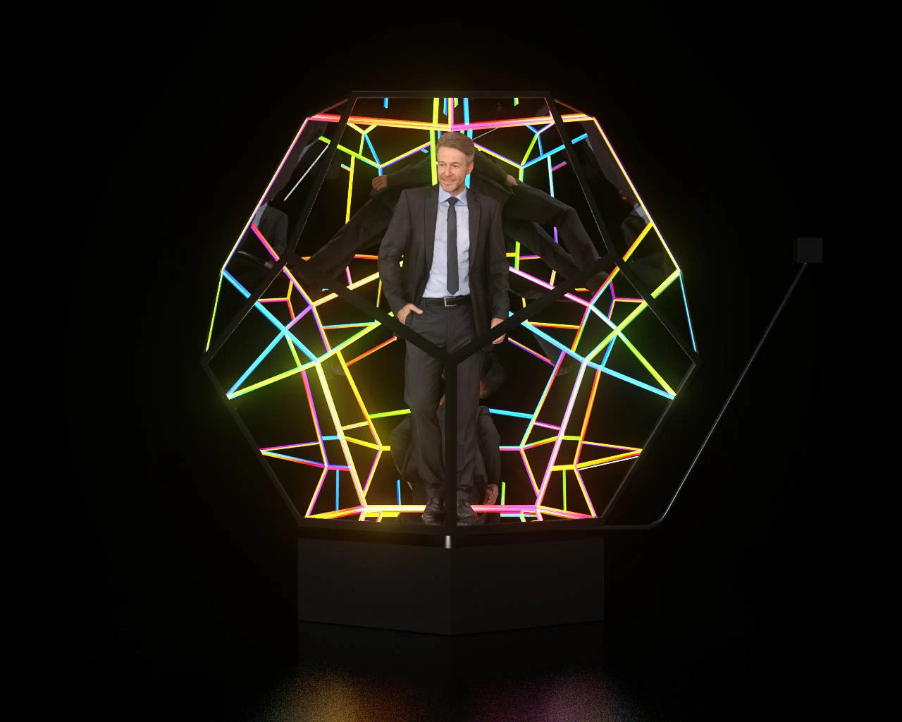 Decaedro led infinity - photo opportunity | Scratch Perú