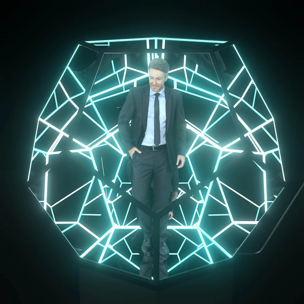 Decaedro led infinity - photo opportunity | Scratch Perú