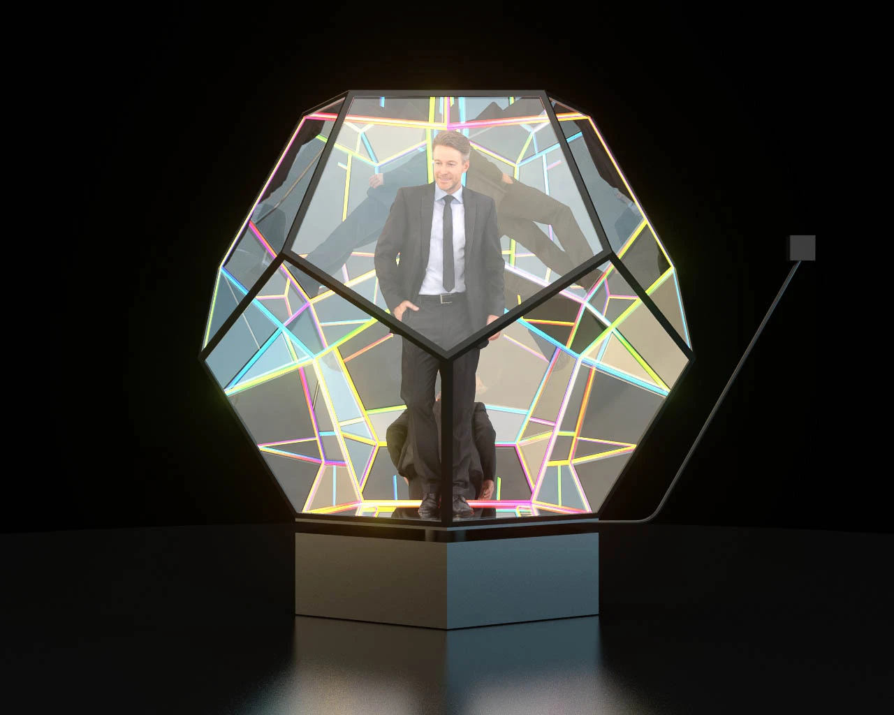 Decaedro led infinity - photo opportunity | Scratch Perú