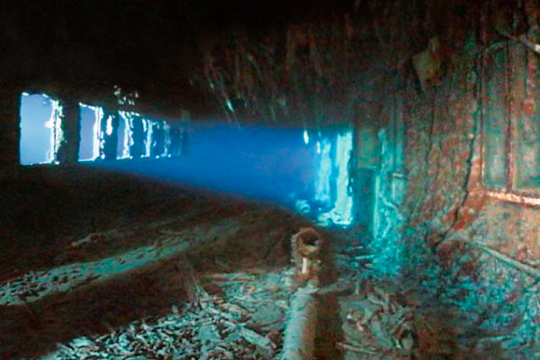El increíble hallazgo de los restos del Titanic, en el momento de su ...