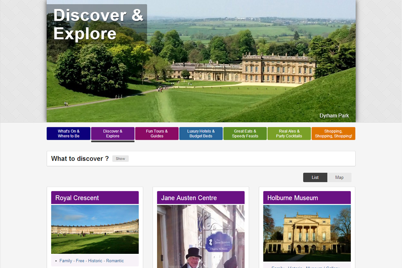 Things to do - Attractions - Sightseeing - Discover & Explore | Bath ...