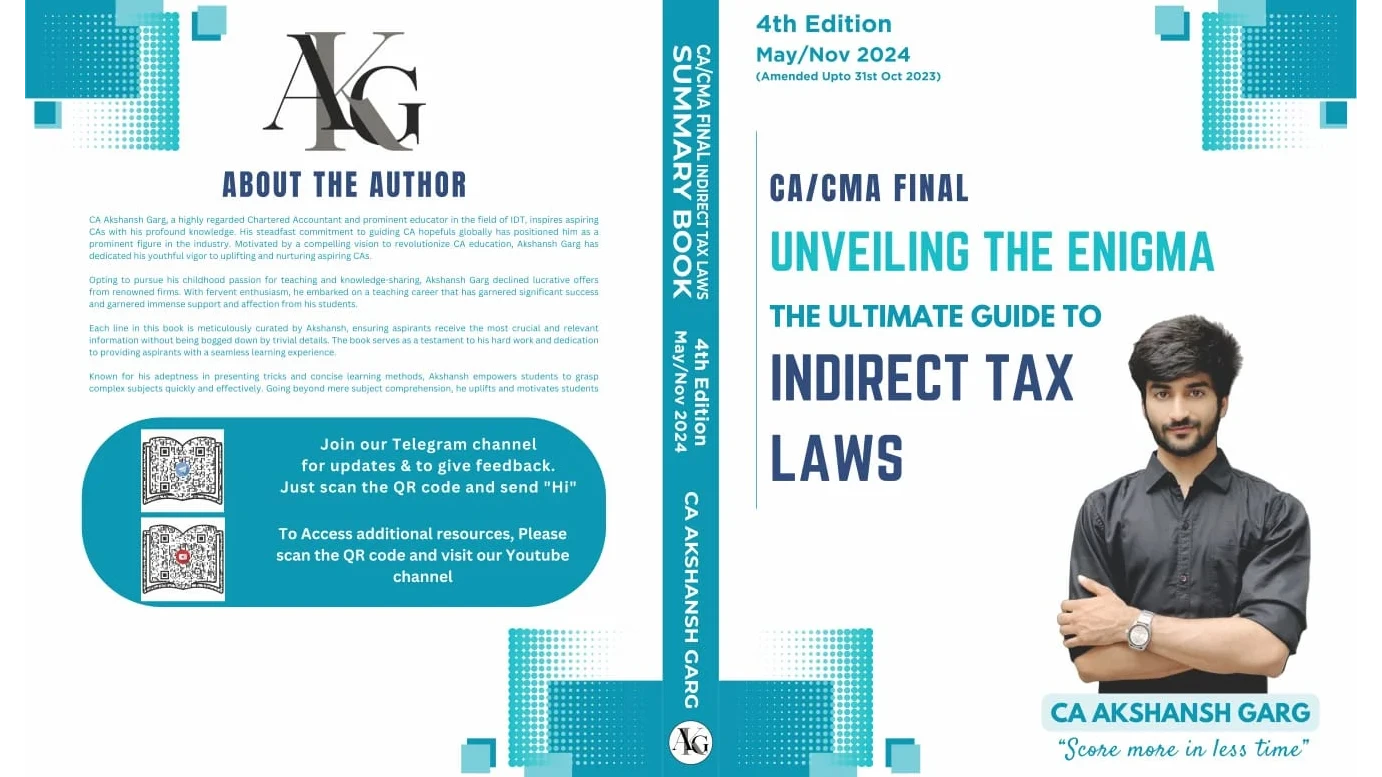 IDT Summary Book – CA Final | AKG Classes