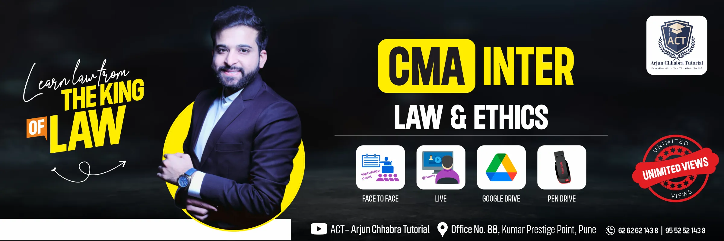 CA / CMA Foundation Inter Lectures - Arjun Chhabra Tutorials