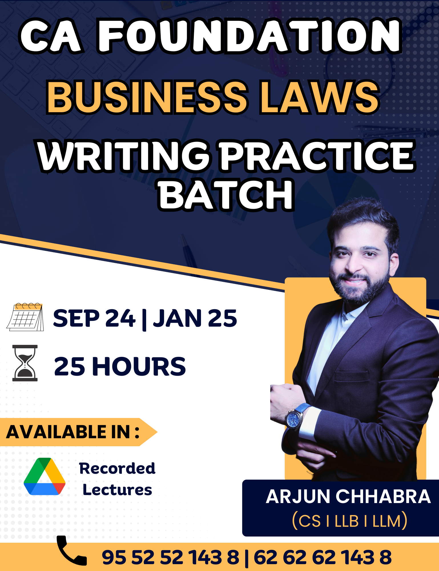 CA Foundation Law Writing Practice Batch for SEP 24 | JAN 25 | Arjun ...