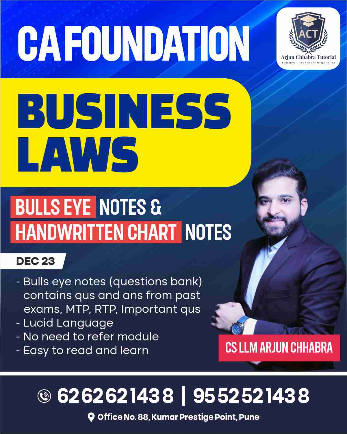 CA Foundation Law Books | Arjun Chhabra Tutorials