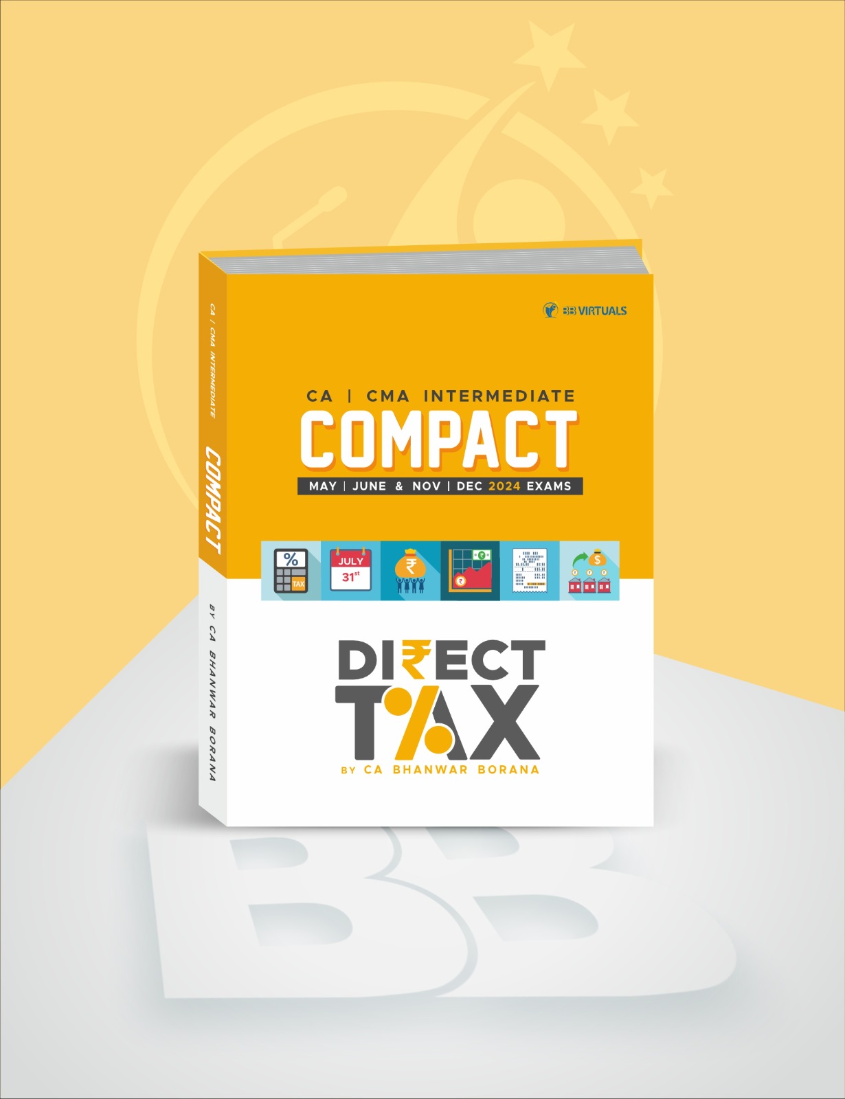 CA / CMA Inter COMPACT A Handwritten Book Direct Tax By CA Bhanwar ...