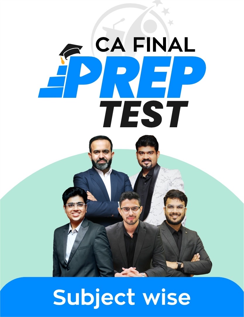 Prep Test for CA Final Subject Wise May - 25 | BB Virtuals Pvt. Ltd.