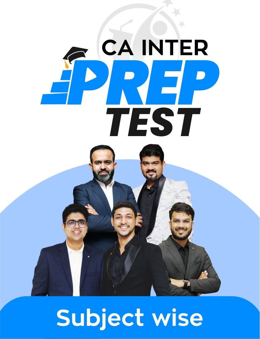 Prep Test for CA Inter Subject Wise May - 25 | BB Virtuals Pvt. Ltd.