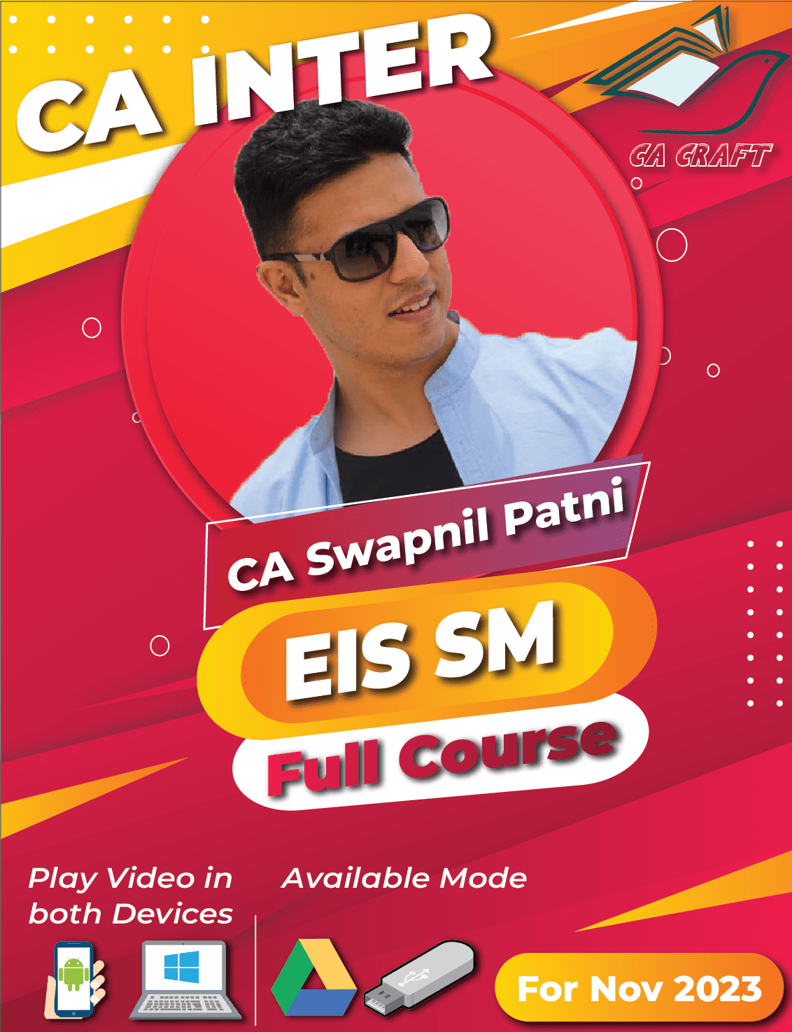 CA Inter EIS SM Full Course by CA Swapnil Patni | CA CRAFT