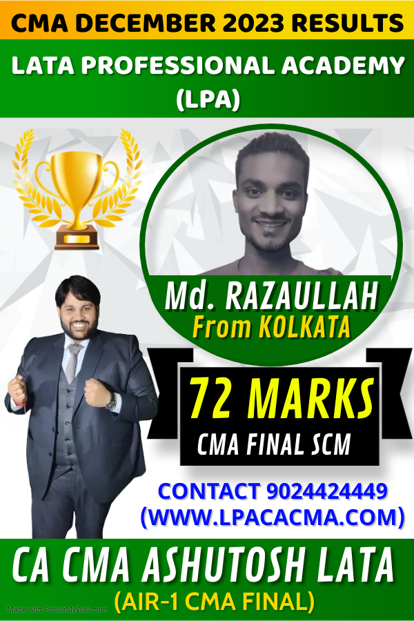 CA CMA Ashutosh Lata | LATA PROFESSIONAL ACADEMY (LPA)