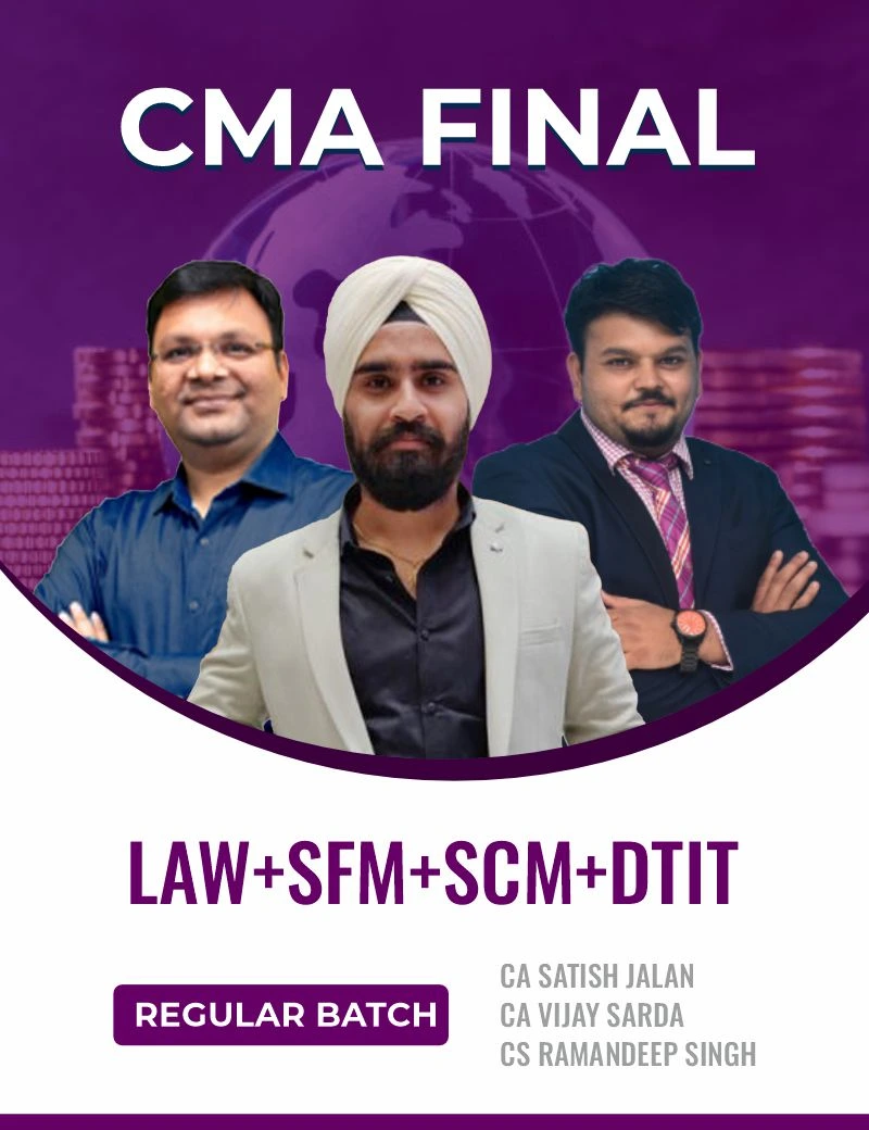 COMBO (LAW+SFM+SCM+DTIT) By CA Satish Jalan , CA Vijay Sarda , CS ...