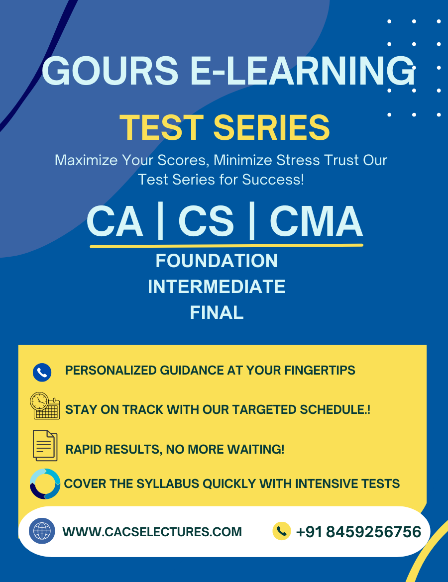 Gours Elearning Test Series | Gour's e-Learning