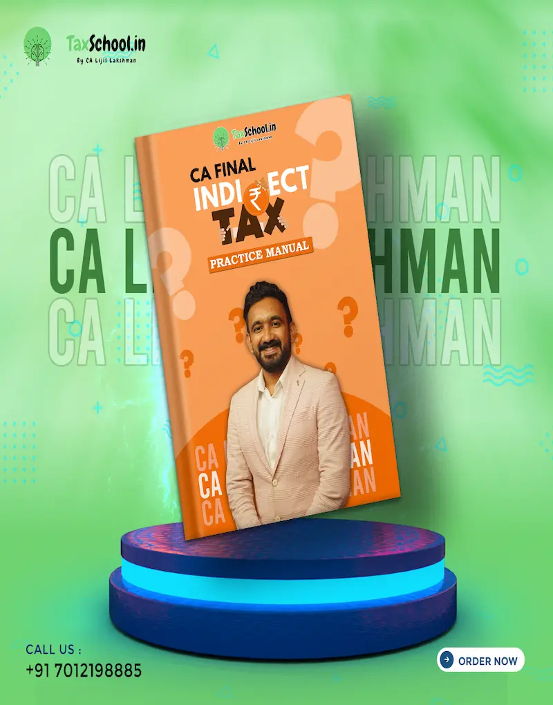 CA Final – Practice Question Bank | TaxSchool.in by CA Lijil Lakshman