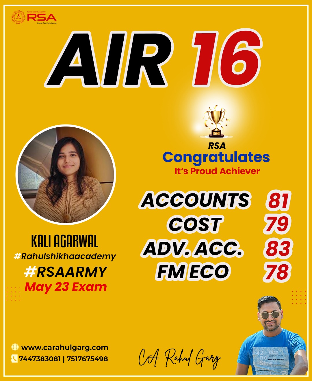 CA Rahul Garg Classes - Buy Now - Sale is On | Rahul Shikha Academy