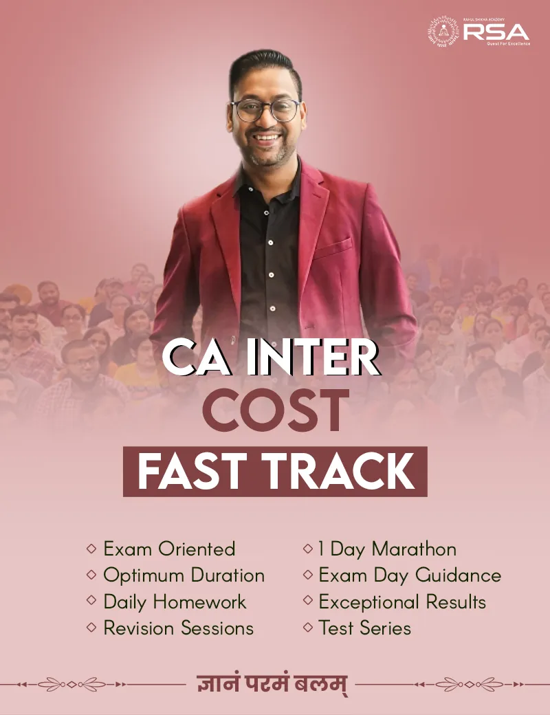 Cost Fast Track (New Course) | Rahul Shikha Academy