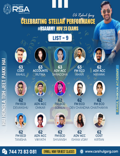 CA Rahul Garg Classes - Buy Now - Sale is On | Rahul Shikha Academy