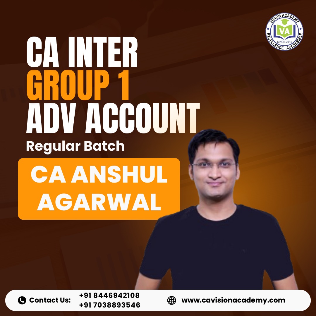 CA Ekagrata I Anshul Agarwal Classes I CA Inter Advanced Accounts By CA ...