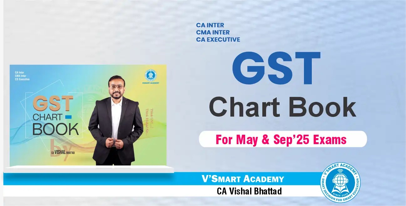 Vishal Bhattad Books I Vsmart Academy Books I CA / CMA Inter GST Chart ...