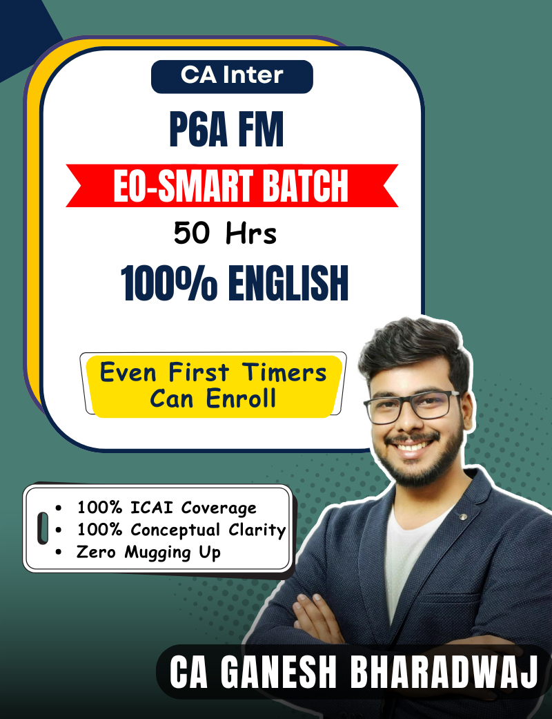 P6A Financial Management EO Smart Batch | CostFin Academy