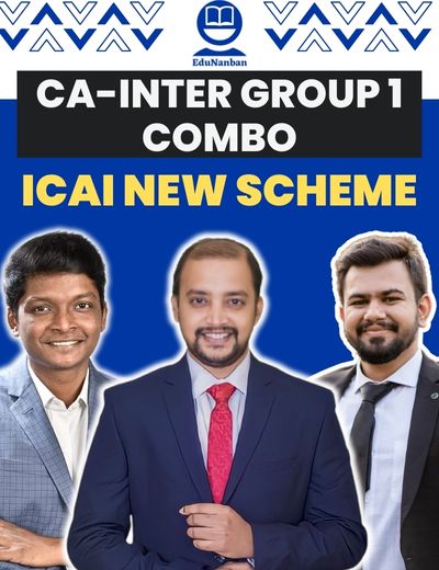 CA Inter Group 1 May/ Nov 24 Regular (Full) Batch Combo Online Classes ...