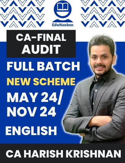 CA Final Audit Classes in English Nov 2023 (Full Batch) (Paper 3 ...