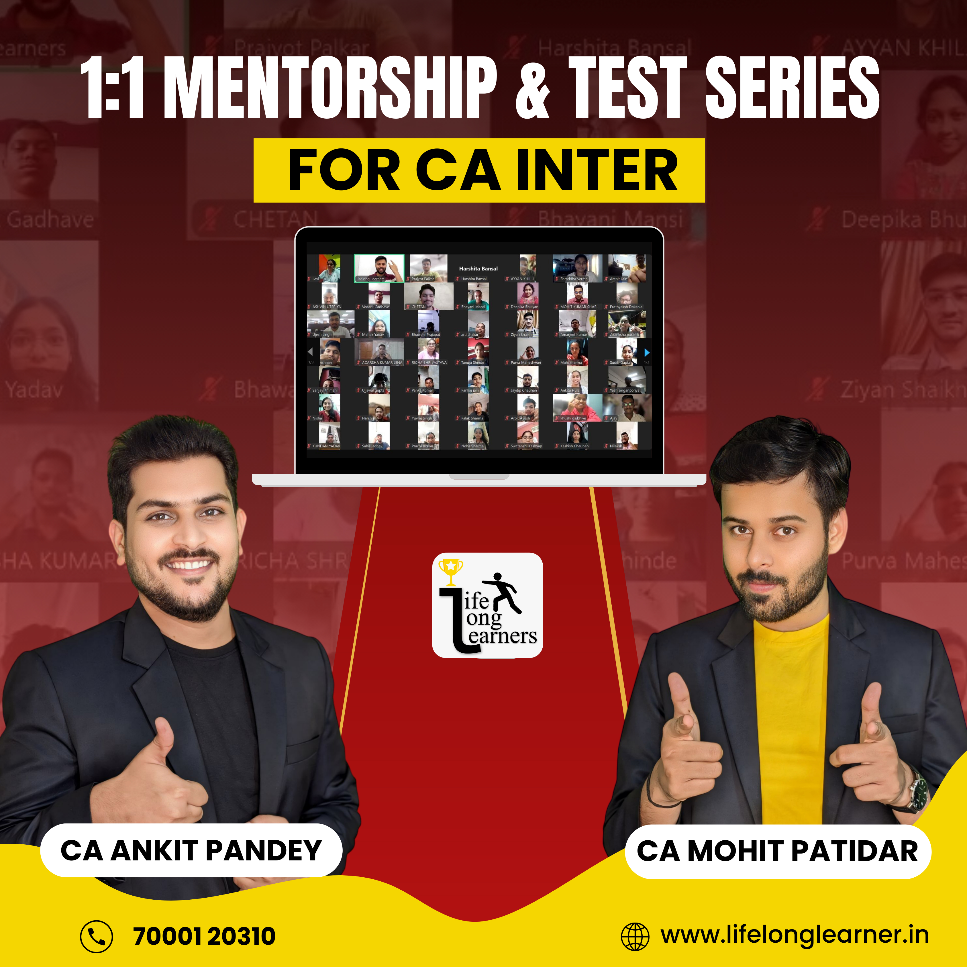 Daily Video Call And Test Series For CA Inter | Lifelong Learners