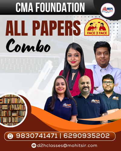 CMA FOUNDATION - ALL PAPERS COMBO | MEPL Classes