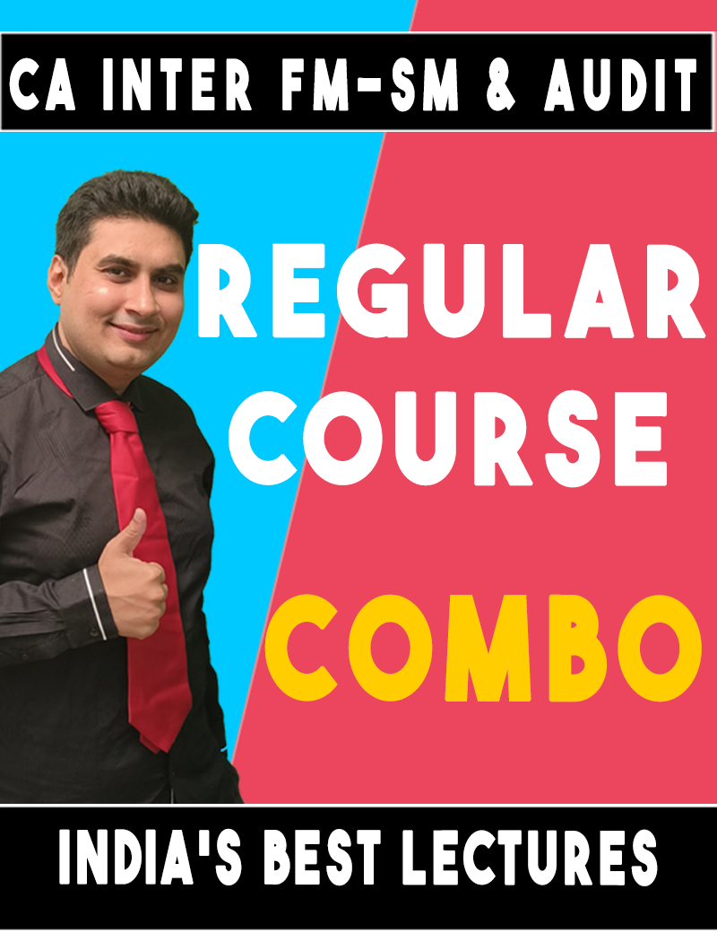CA Inter FM – SM & Auditing & Ethics Regular Course Combo | CA Mrugesh ...