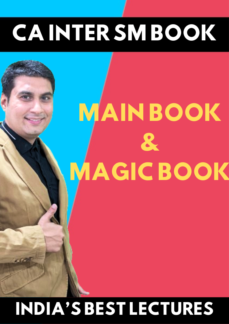 CA Inter SM Books along with Magic Book | CA Mrugesh Madlani
