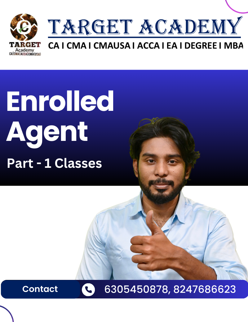 Enrolled Agent Classes By Praveen Sir | My Target Academy