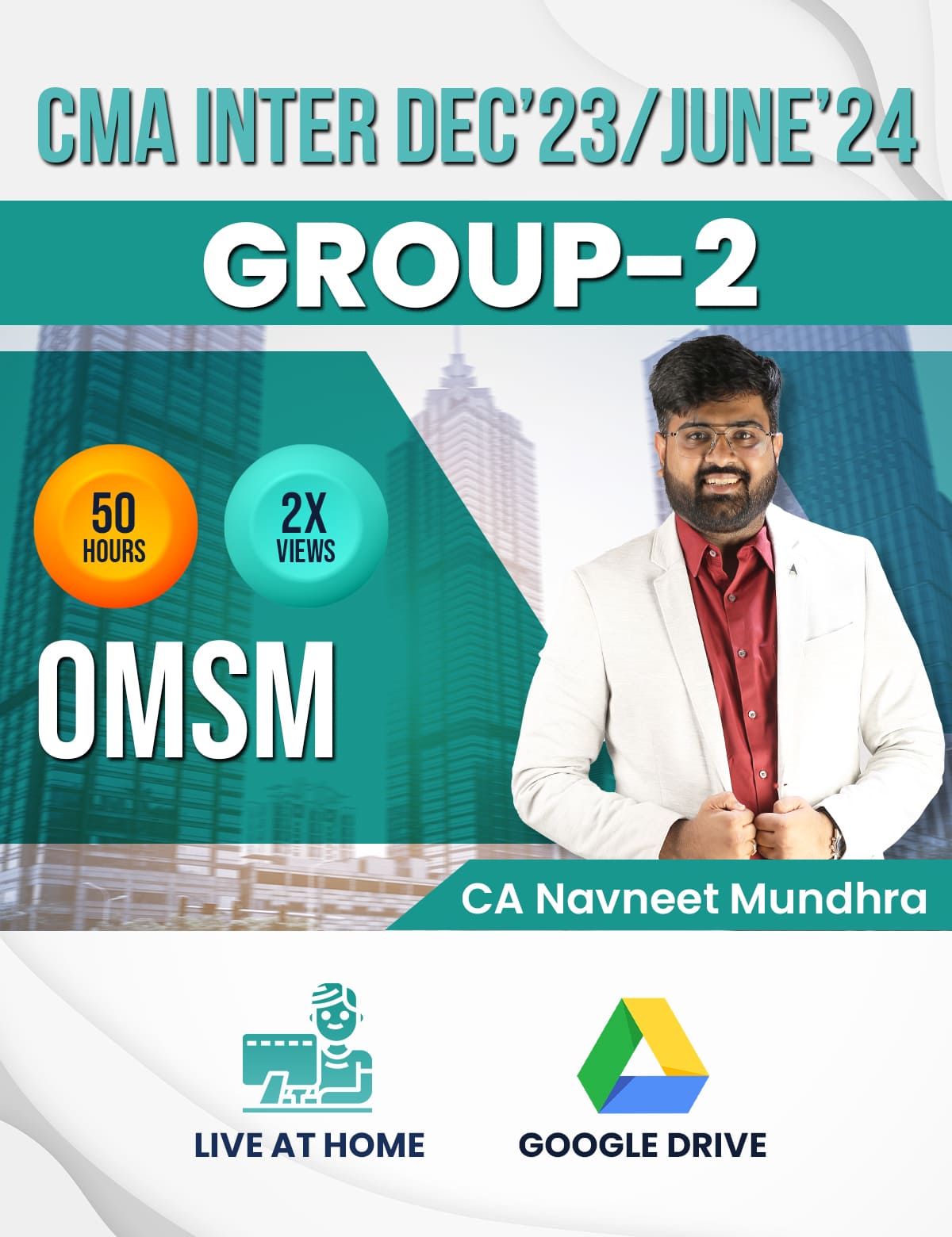 CMA Inter OMSM for Dec'23/June'24 | Navin Classes